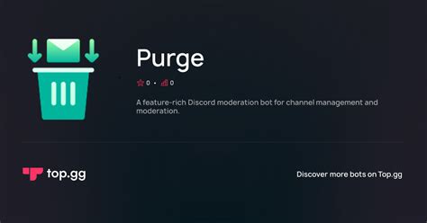 Add Purge Discord Bot The 1 Discord Bot And Discord App List