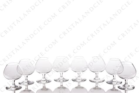 Eight Cordial Glasses By Baccarat
