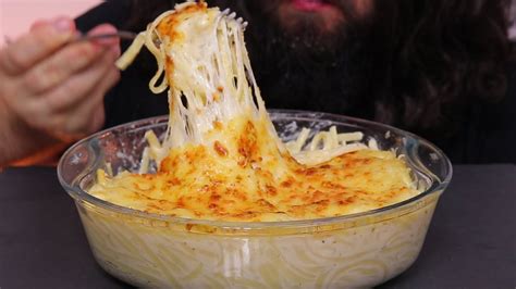 Asmr Eating Creamy Cheesy Pasta Tagliatelle No Talking Eating Sounds