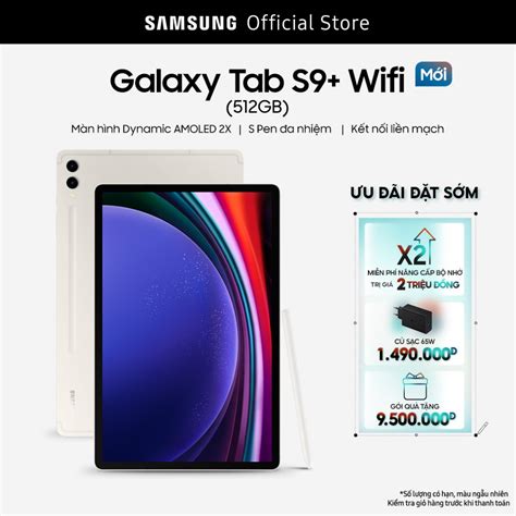 Máy Tính Bảng Samsung Galaxy Tab S9 Wifi 512gb Giá Tốt Tháng 10 2024