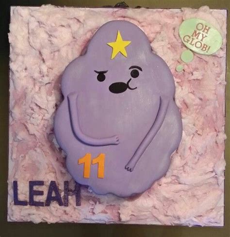 Lumpy Space Princess Cakebubblegum Purple Velvet Cake Amazing