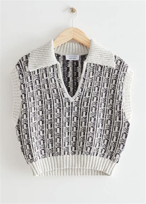 Вязаный жилет с воротником | Knit vest, Clothes for women, Clothes