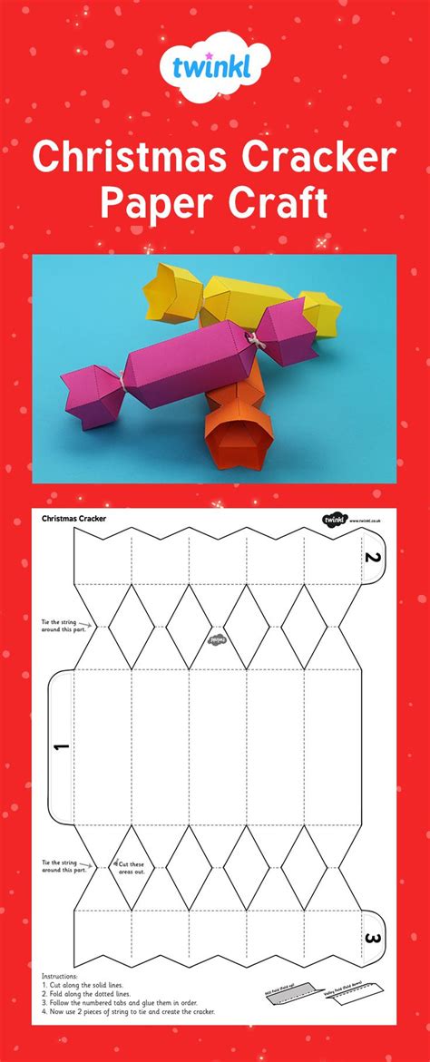 Christmas Cracker Printable Template All Free Printables