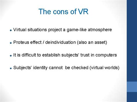 The Proteus Effect Game Investmentspoh