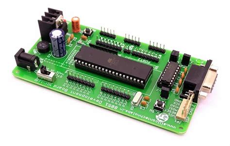silicon technolabs atmel 8051 project development board stl010v2 0 at