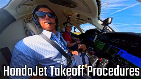 HondaJet Takeoff Procedures Multi Camera YouTube