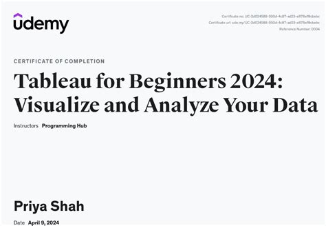 priya shah on linkedin tableau datavisualization certification