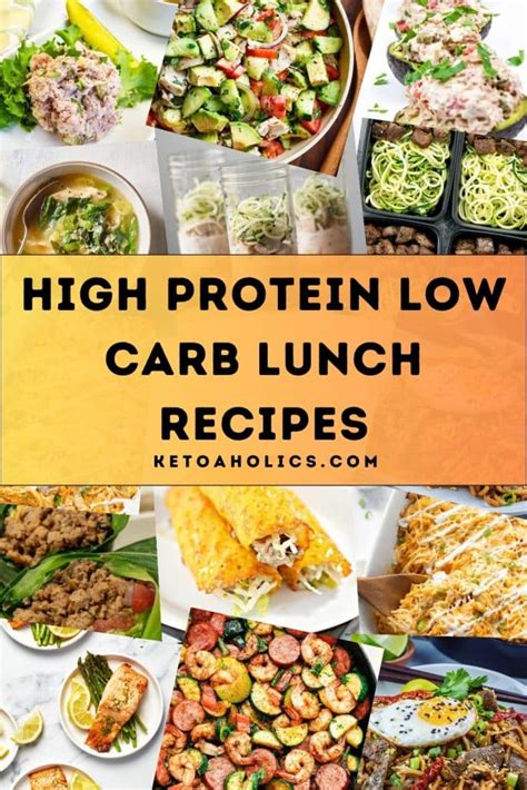 High Protein Low Carb Lunch Recipes 12 Delicious Options