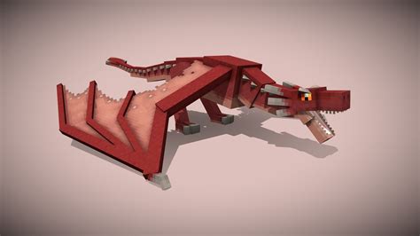 Minecraft Dragon 3d Model By Gonzaall 4455d57 Sketchfab