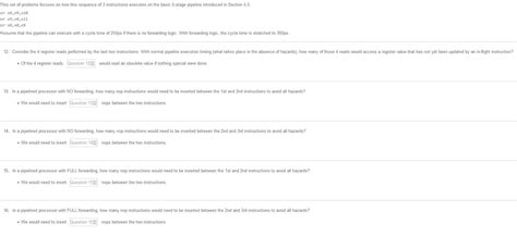 This Set Of Problems Focuses On How This Sequence Of Chegg