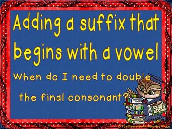 Double Final Consonants Powerpoint And Printables TpT