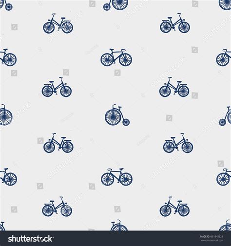 2 458 Simple Bicycle Pattern Images Stock Photos Vectors Shutterstock