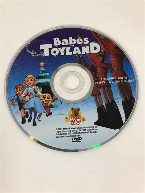 Babes In Toyland Dvd Disc Only Replacement Disc Ebay