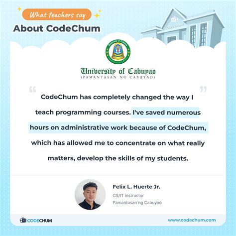 Codechum Codechum Is A Fantastic Tool For Educators Who