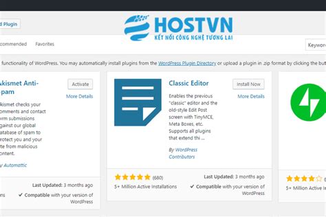 Hướng dẫn cài đặt plugins cho wordpress HOSTVN Blog