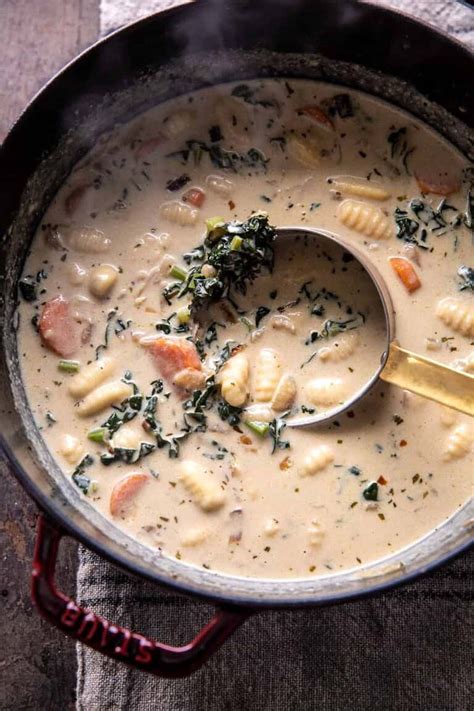 Creamy Gnocchi Soup With Rosemary Bacon Half Baked Harvest