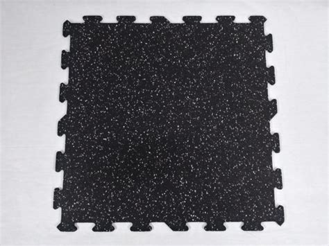 10 Snowflake Rubber Interlocking Tiles 23″ X 23″ X 8mm