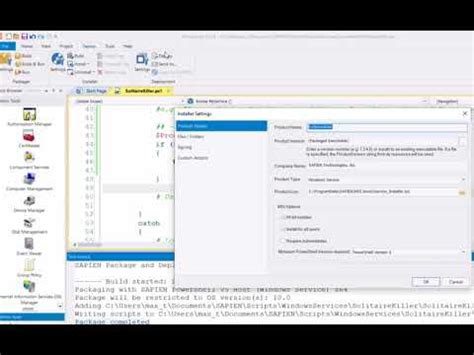 Creating PowerShell Windows Service With PrimalScript YouTube