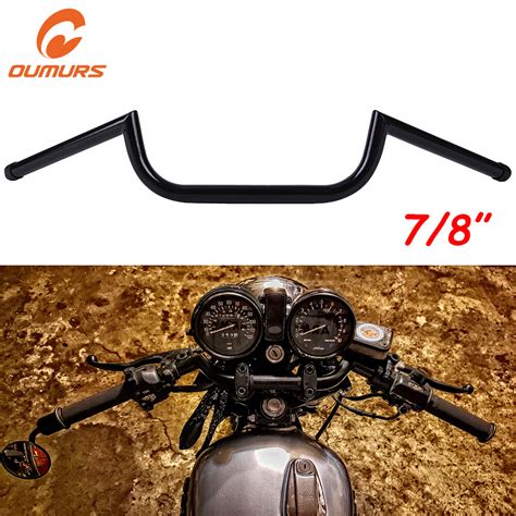 Clubman Handlebars On Chopper 78 Motorcycle Drag Bar Handlebar