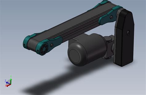 K 迷你带式输送机构 SOLIDWORKS 模型图纸下载 懒石网