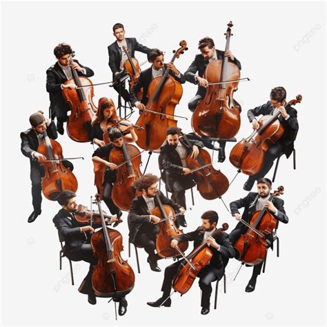 음악가 오케스트라 그룹 오케스트라 악기 음악 Png 일러스트 및 이미지 에 대한 무료 다운로드 Pngtree