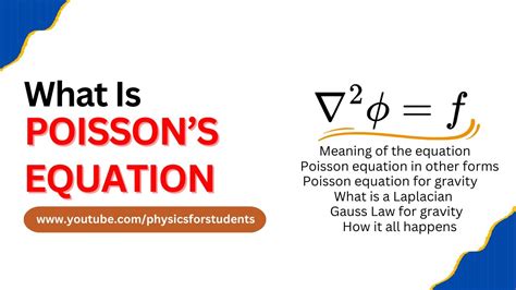 What Is Poisson Equation Poisson Equation Explained Poisson Equation For Gravitational Field