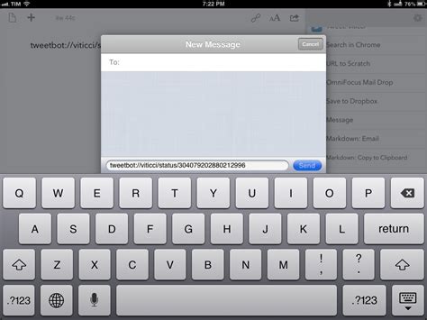 Chaining Tweetbot Pythonista Drafts And Imessage For Urls Macstories