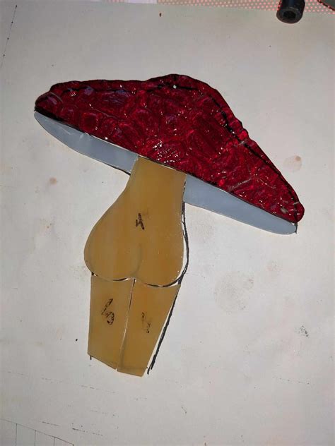 Mushroom Butt Stained Glass Pattern Etsy