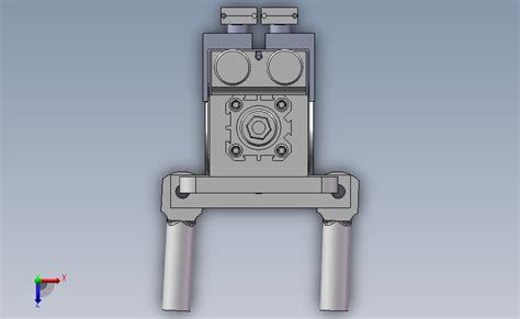 点焊头solidworks 2012模型图纸下载 懒石网