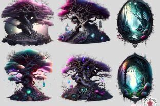 Bejeweled Gothic Gardens 1 Sublimation Graphic By EdeniaArtStudio