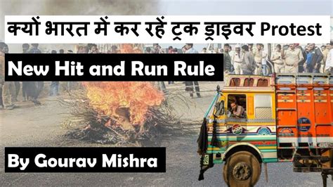 Why Indian Truck Drivers Are Protesting Truck Drivers Protest Bus