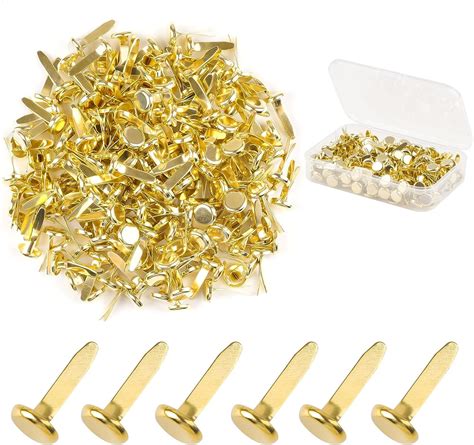 Split Pins Craft Paper Fasteners 200pcs With Storage Box Split Pins