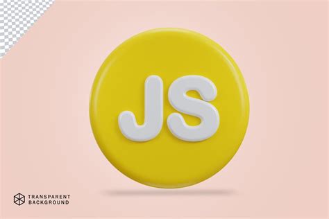 Premium Psd 3d Javascript Icon Symbols Of Software Language