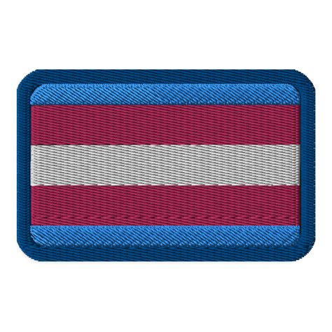 Flag Patches Transgender Identity Red Pawn Shop