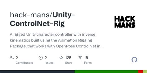 Github Hack Mansunity Controlnet Rig A Rigged Unity Character
