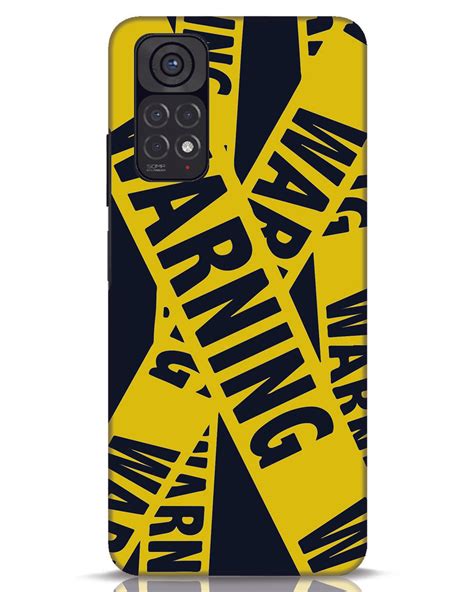 Buy Warning Tresspasser Designer Hard Cover For Redmi Note 11 Online In