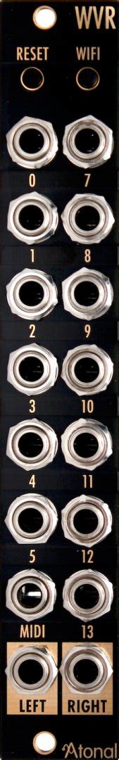 Atonal Circuits Wvr Eurorack Module On Modulargrid