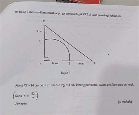 10 Rajah 3 Menunjukkan Sebuah Segi Tiga StudyX