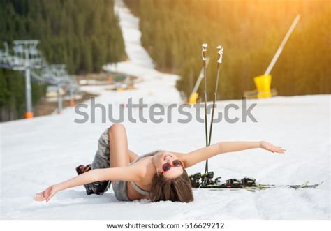 Skiing Downhill Bikini Images Stock Photos D Objects Vectors Shutterstock