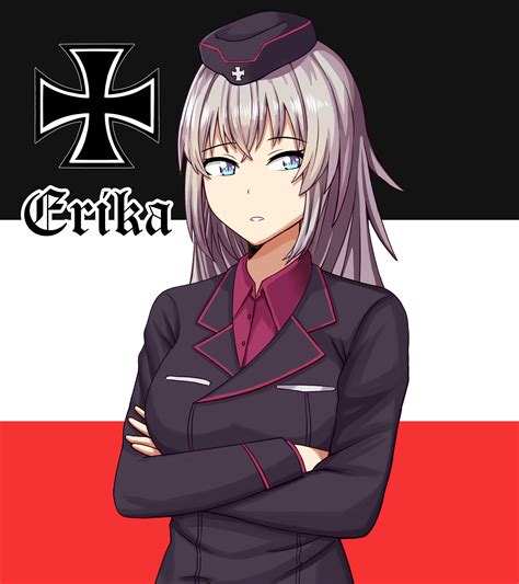 Itsumi Erika Girls Und Panzer Drawn By Kuroumikei Danbooru