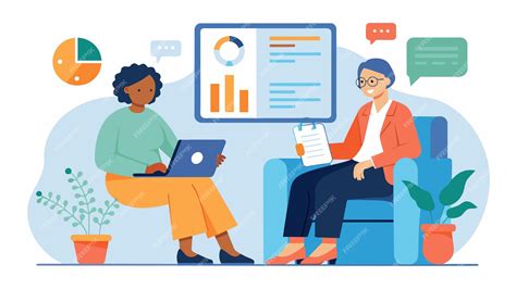 the the and patient sat side by side analyzing the charts and graphs in