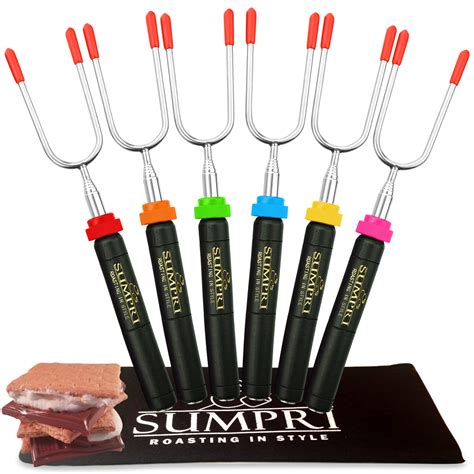 Sumpri Marshmallow Roasting Sticks Smores Skewers