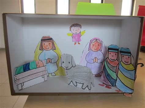 T Steltje Testelt Godsdienst Eerste Leerjaar Kerststal Knutselen