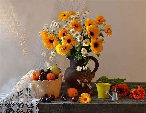 Натюрморты фото натюрморты с цветами и фруктами Социальная сеть