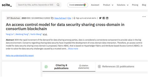 An Access Control Model For Data Security Sharing Cross‐domain In