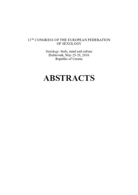 Pdf Endometriosis And Infertility Impact On Sexuality