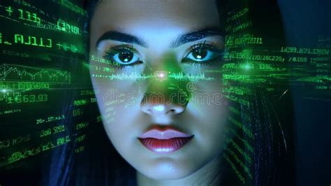 A Computer Screen With A Green Background And A Lot Of Numbers And