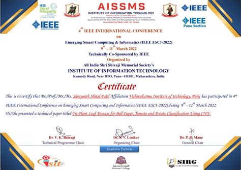 Shreyansh Patil On Linkedin Attending The Conference Was Vastly Beneficial As It Made Me