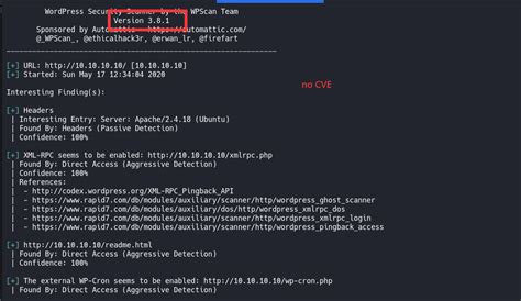 version problem · issue 1497 · wpscanteam wpscan · github
