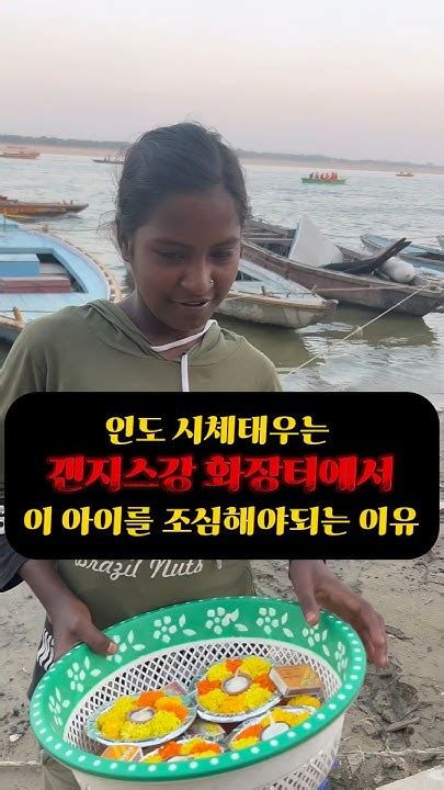 인도 갠지스강 화장터에서 이 아이를 조심하세요🇮🇳 Youtube